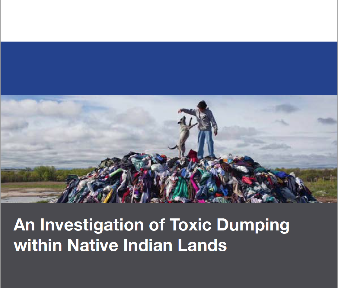 White Papers – Toxic Dumping on Native American Lands – Melody Hage